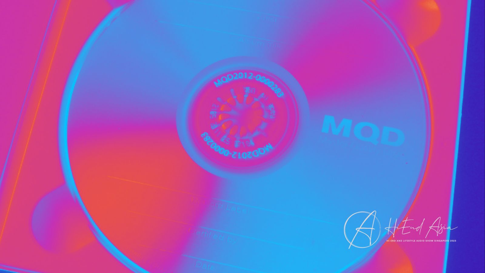 What is a Master Quality Disk (MQD)? | Hi-End Asia Singapore 2023